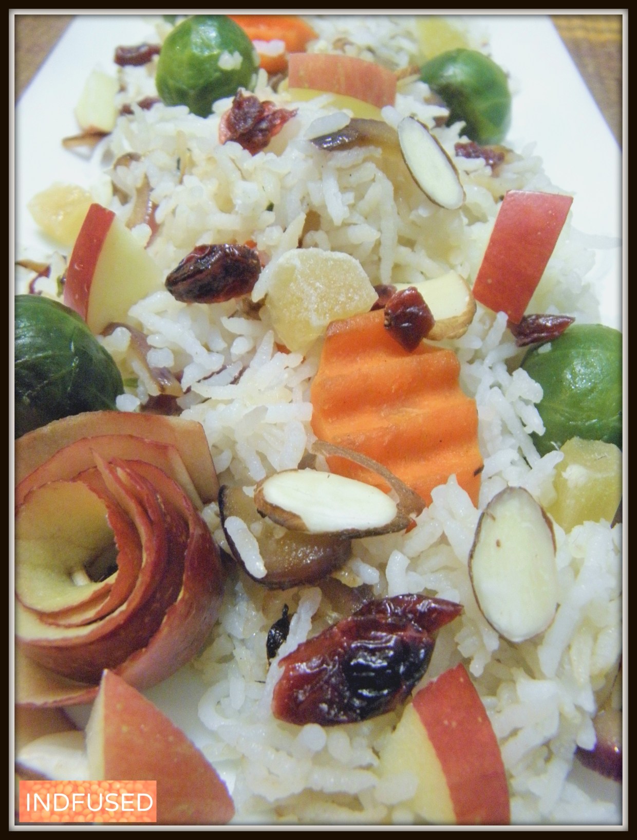 Bejeweled Basmati Rice perfect for the holidays!