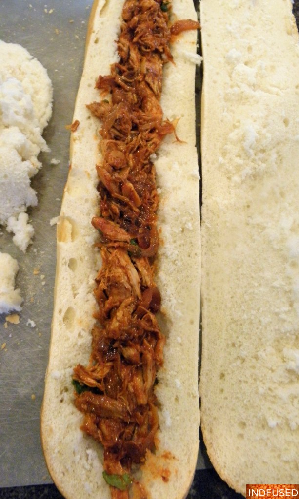 Tandoori Chicken Masala Stuffed Bread- Two easy ways!