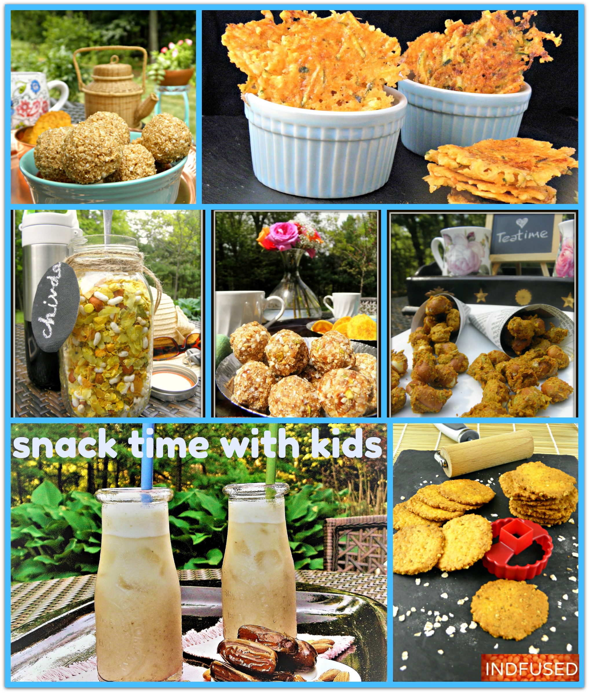 Snack time with kids